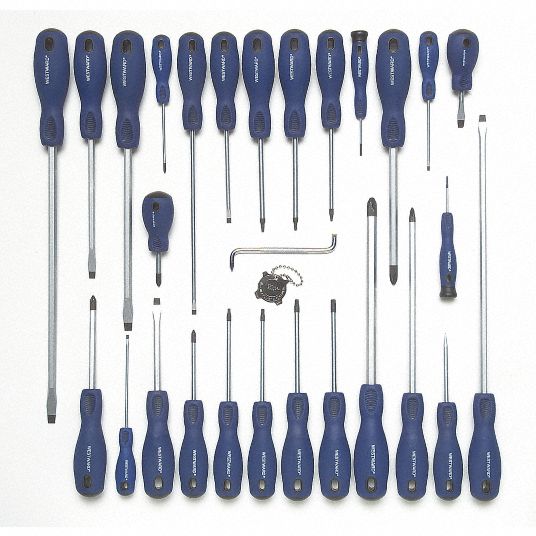 Screwdriver Set, Assorted, Number of Pieces 29 - Grainger