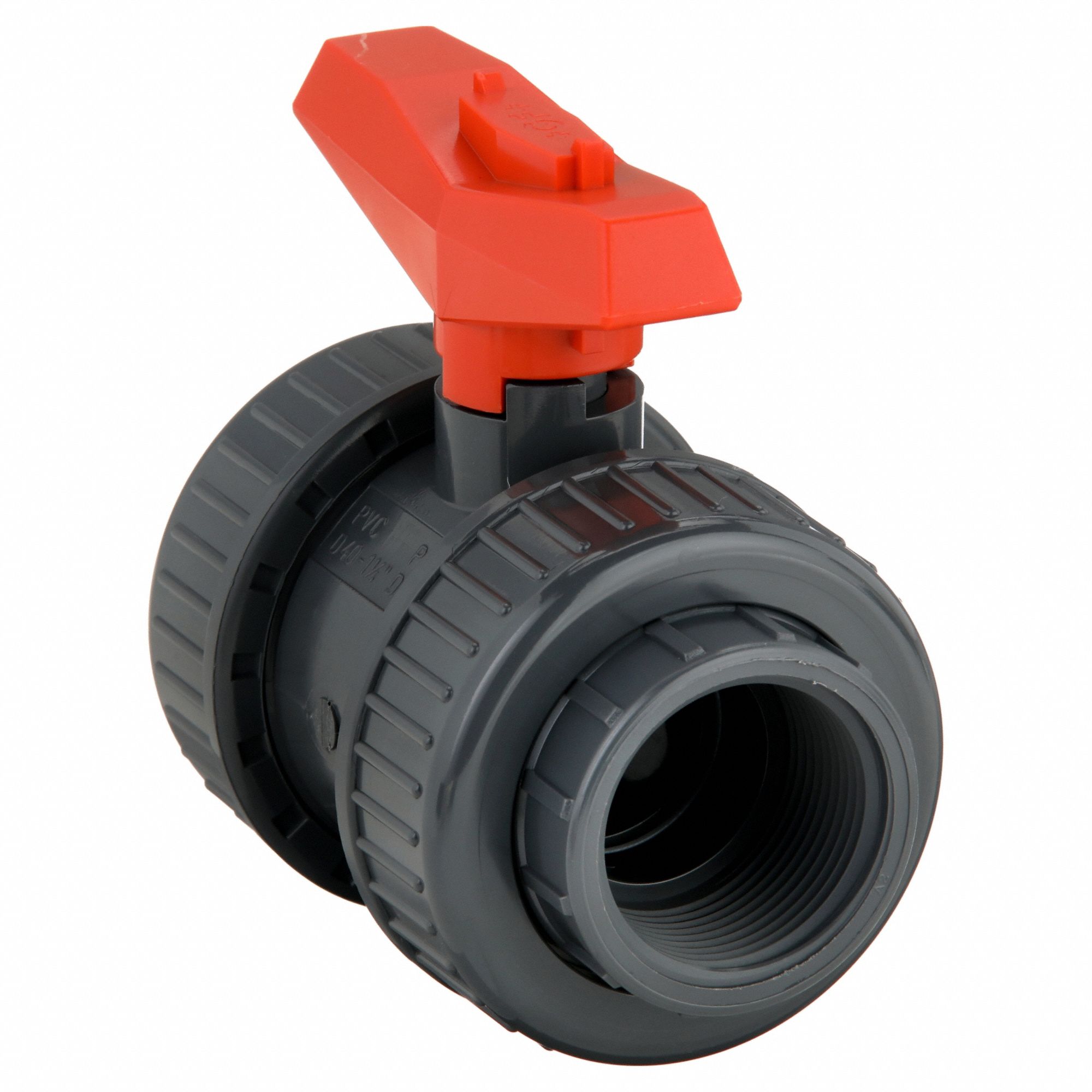 GF PIPING SYSTEMS, 1 1/4 in, PVC, Manual Two-Way Ball Valve - 1CMC6 ...