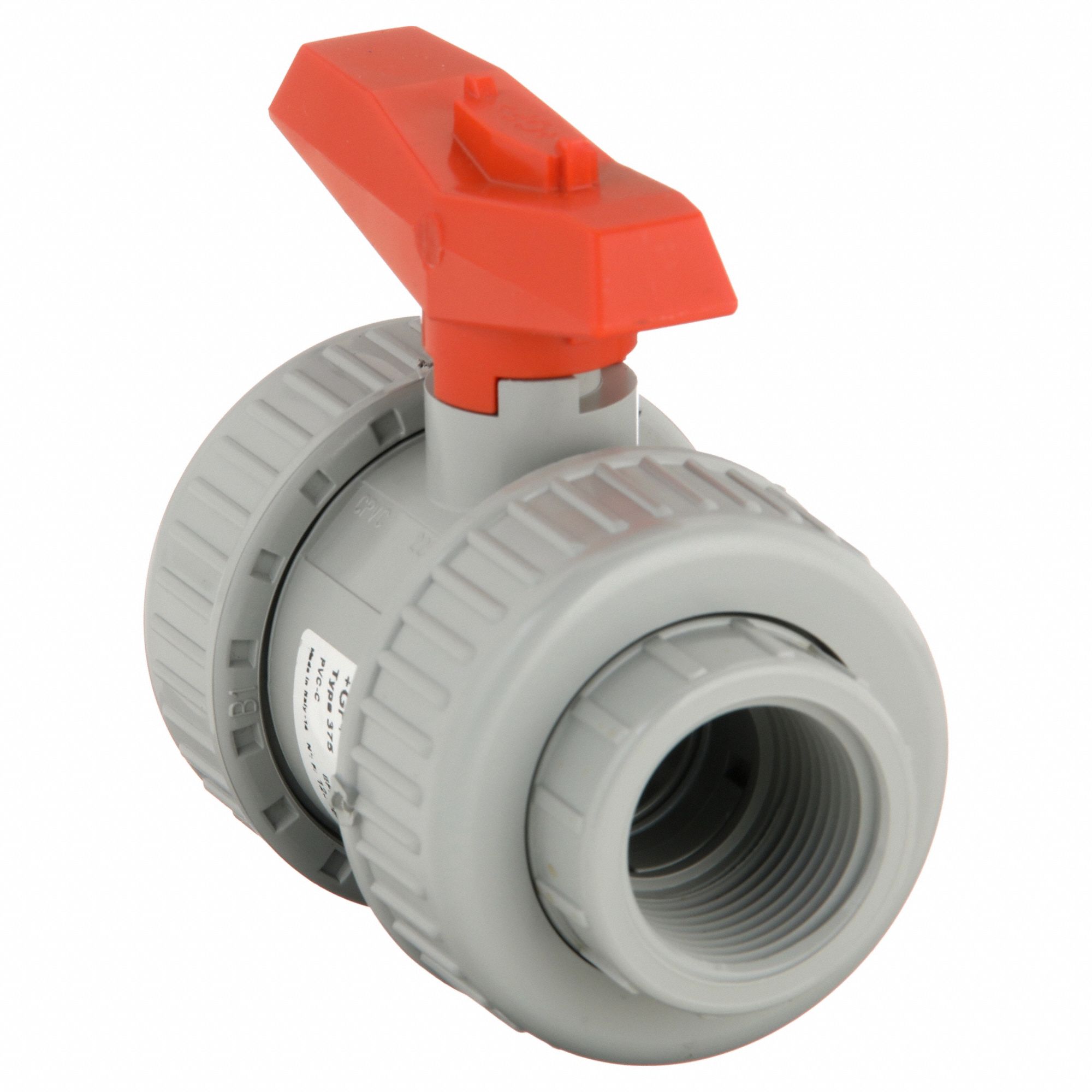 GF PIPING SYSTEMS, 1 in Size, CPVC, Manual Two-Way Ball Valve - 1CMD4 ...