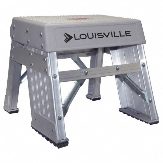 Step Stand,12 In H,300 lb.,Aluminum - Grainger