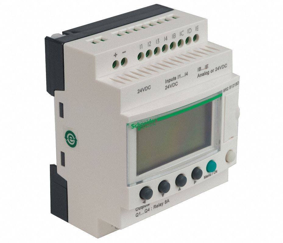 SCHNEIDER ELECTRIC Releva Lógico,100-240VCA,8A,Salidas 4 ...