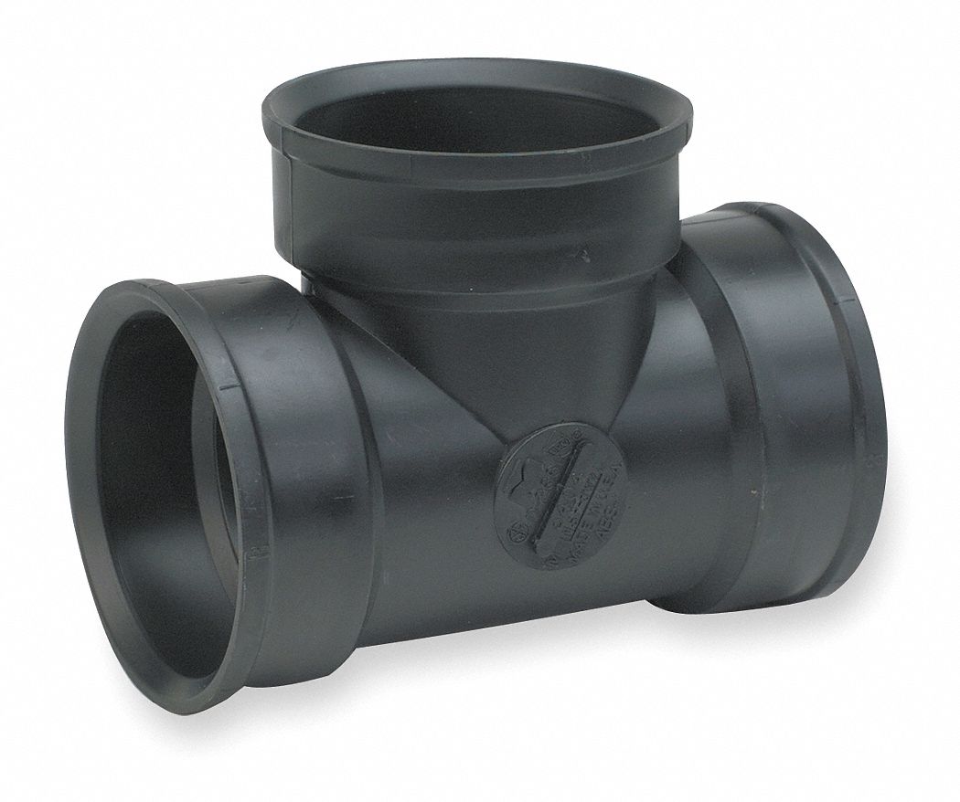 GRAINGER APPROVED VENT TEE,ABS,2 IN,HUB - Plastic and Synthetic Pipe ...