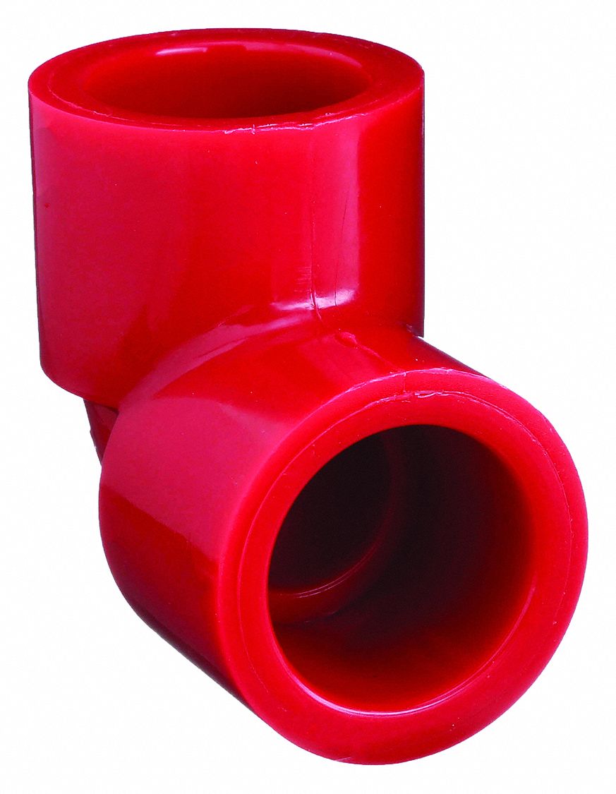 1 1/2 in x 1 1/2 in Fitting Pipe Size, Schedule 80, 90° Elbow - 1CRF1 ...
