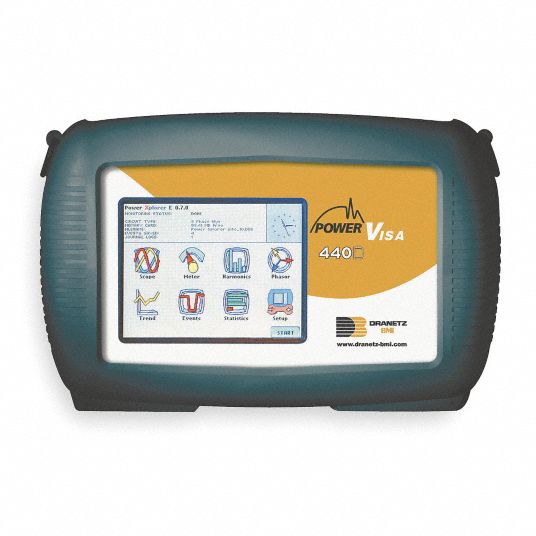 DRANETZ, 3,000 A Max AC Current Measured, For Three Phase, Power ...