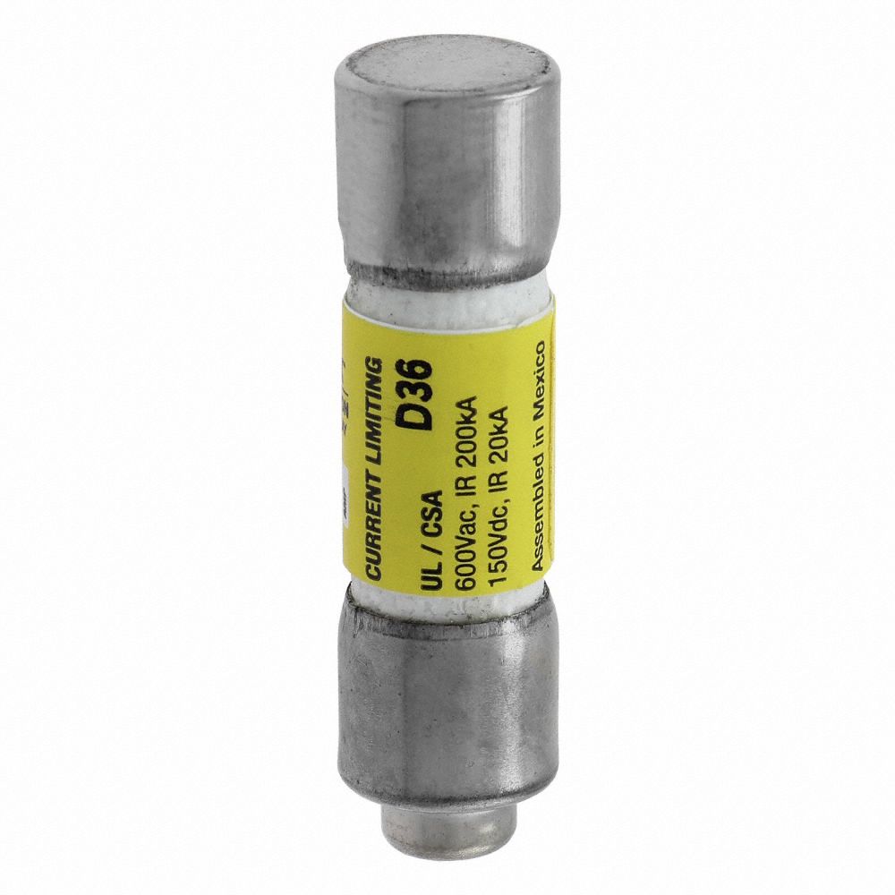 BUSSMANN UL Class CC Fuse: Time Delay, 15 A, LP-CC, 1-1/2 in L x 13/32 ...