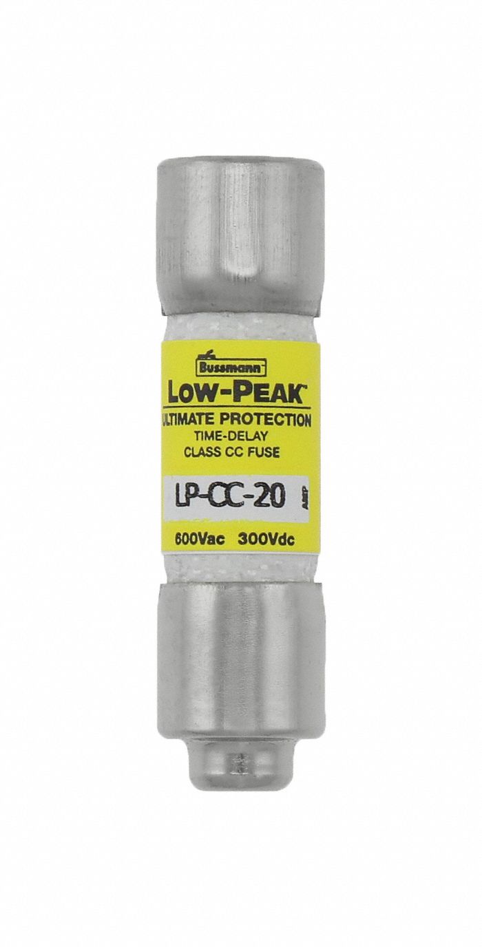 LP-CC Series, Time-Delay, Fuse - 1CX53|LP-CC-20 - Grainger