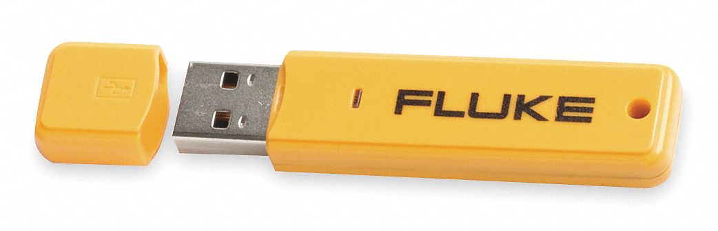 USB Flash Drive, 512 MB, Yellow - Grainger