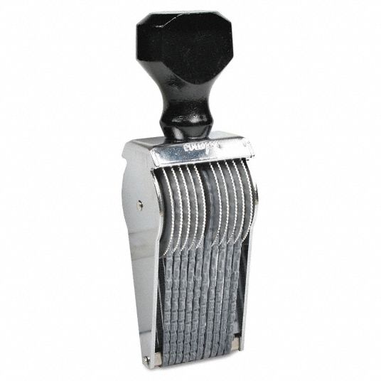 1/8 in Character Ht, 1/8 in Imprint Area Ht, Alphanumeric Stamp - 1CZU2 ...