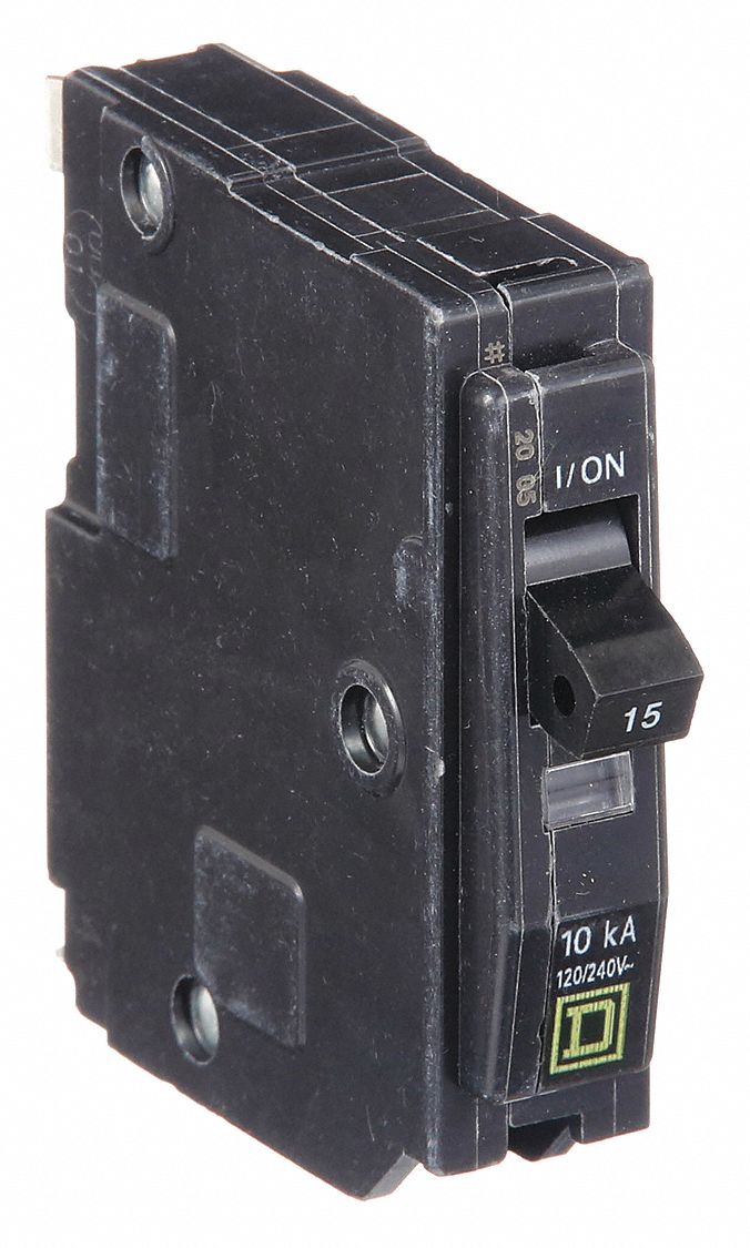 SQUARE D, 15 A, 120/240V AC, Miniature Circuit Breaker - 1D230|QO115 - Grainger