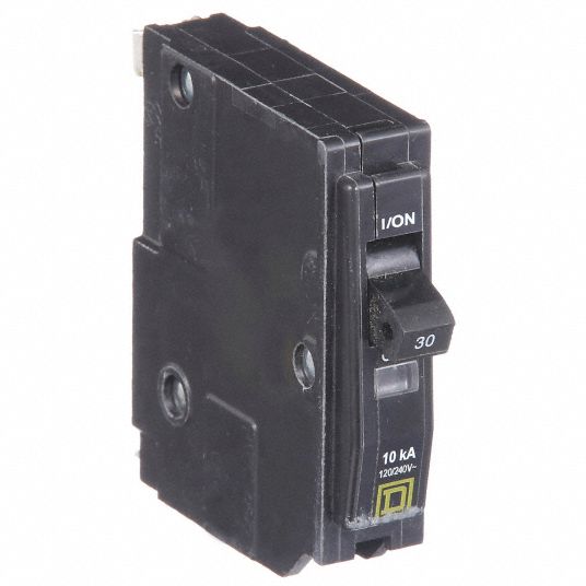 SQUARE D, 30 A, 120/240V AC, Miniature Circuit Breaker - 1D241|QO130HID - Grainger