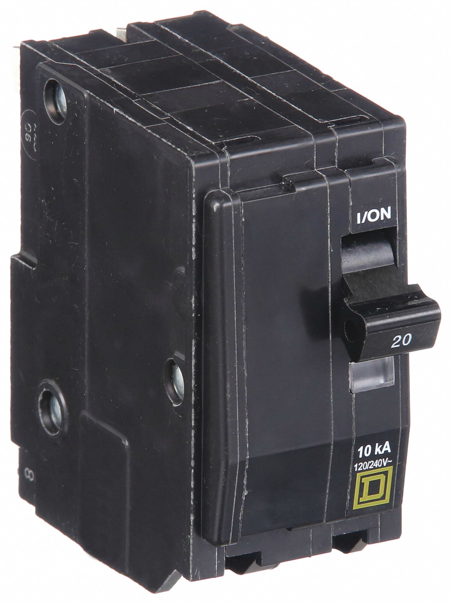SQUARE D, 20 A, 120/240V AC, Miniature Circuit Breaker - 1D305|QO220HID ...
