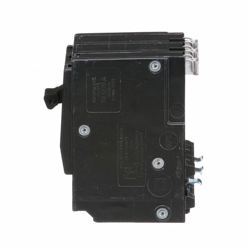 SQUARE D Miniature Circuit Breaker: 90 A, 120/240V AC, Three Phase ...