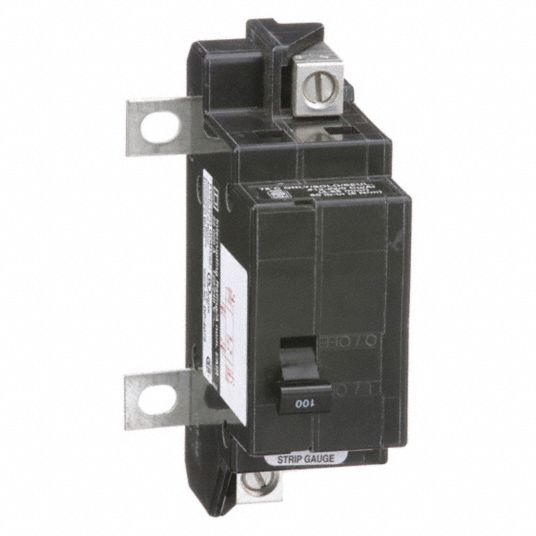 SQUARE D Miniature Circuit Breaker, Amps 100 A, Circuit Breaker Type ...