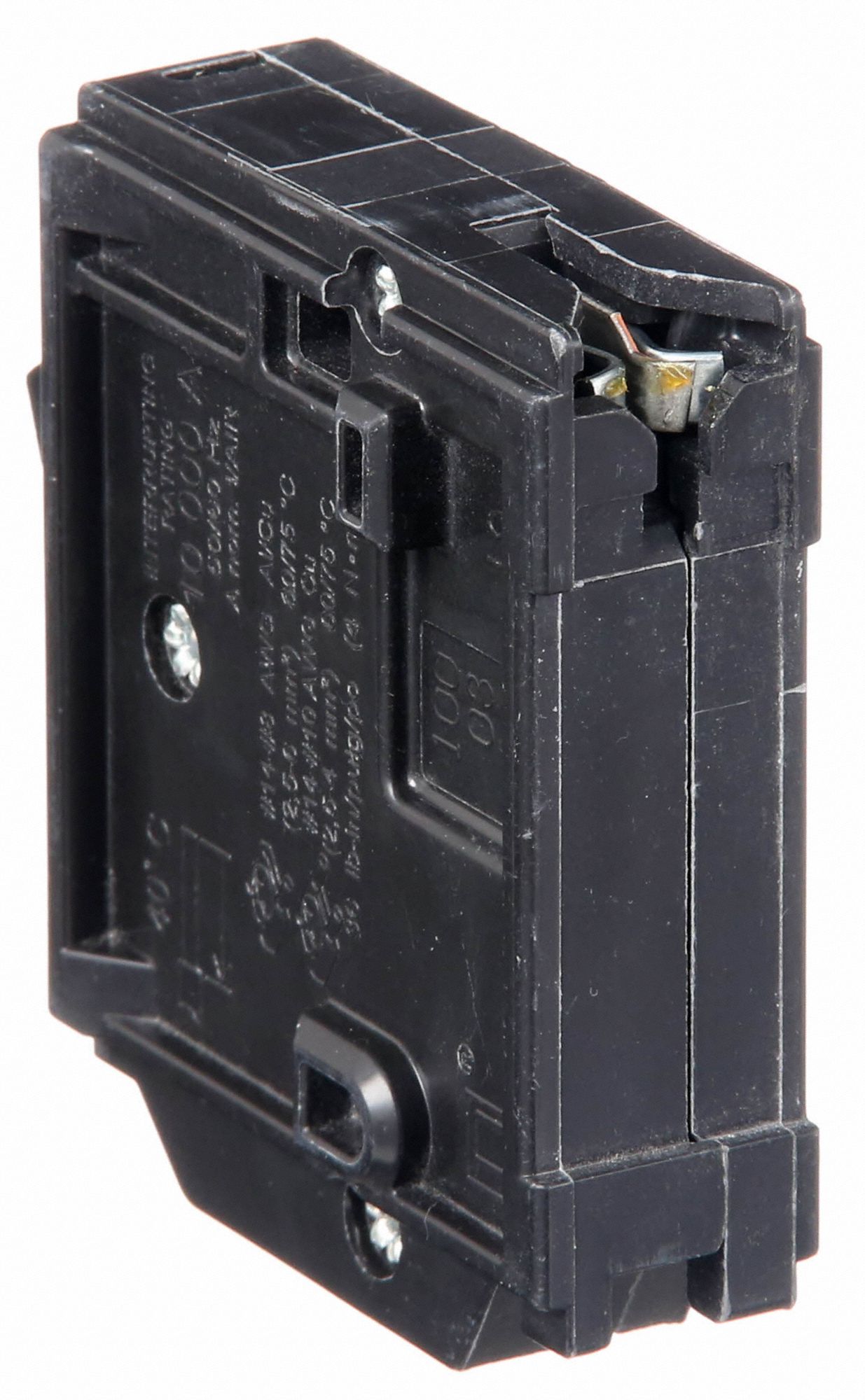 SQUARE D Miniature Circuit Breaker: 15 A, 120V AC, Single Phase, 10kA at 120V AC, 1 Poles, Std ...