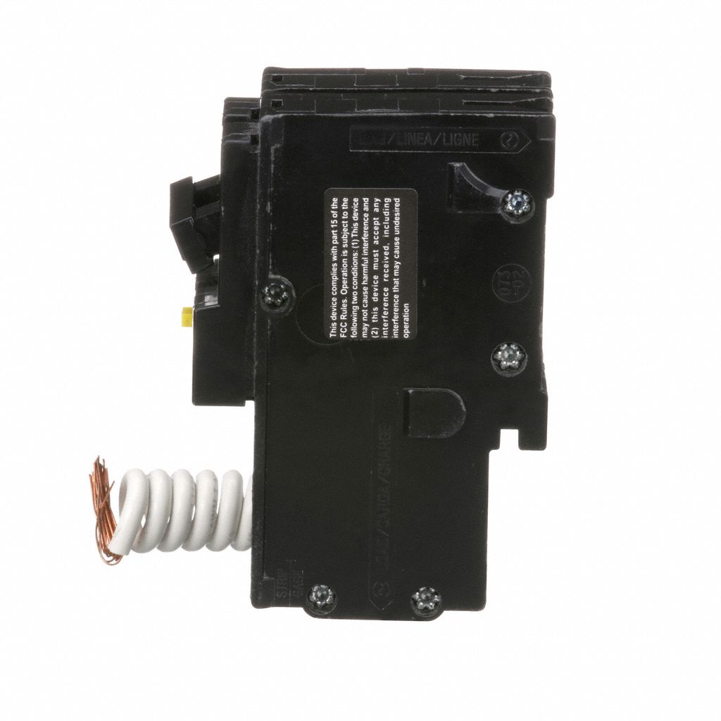 SQUARE D Miniature Circuit Breaker: 15 A, 120/240V AC, Single Phase, 10kA at 120/240V AC, 2 ...