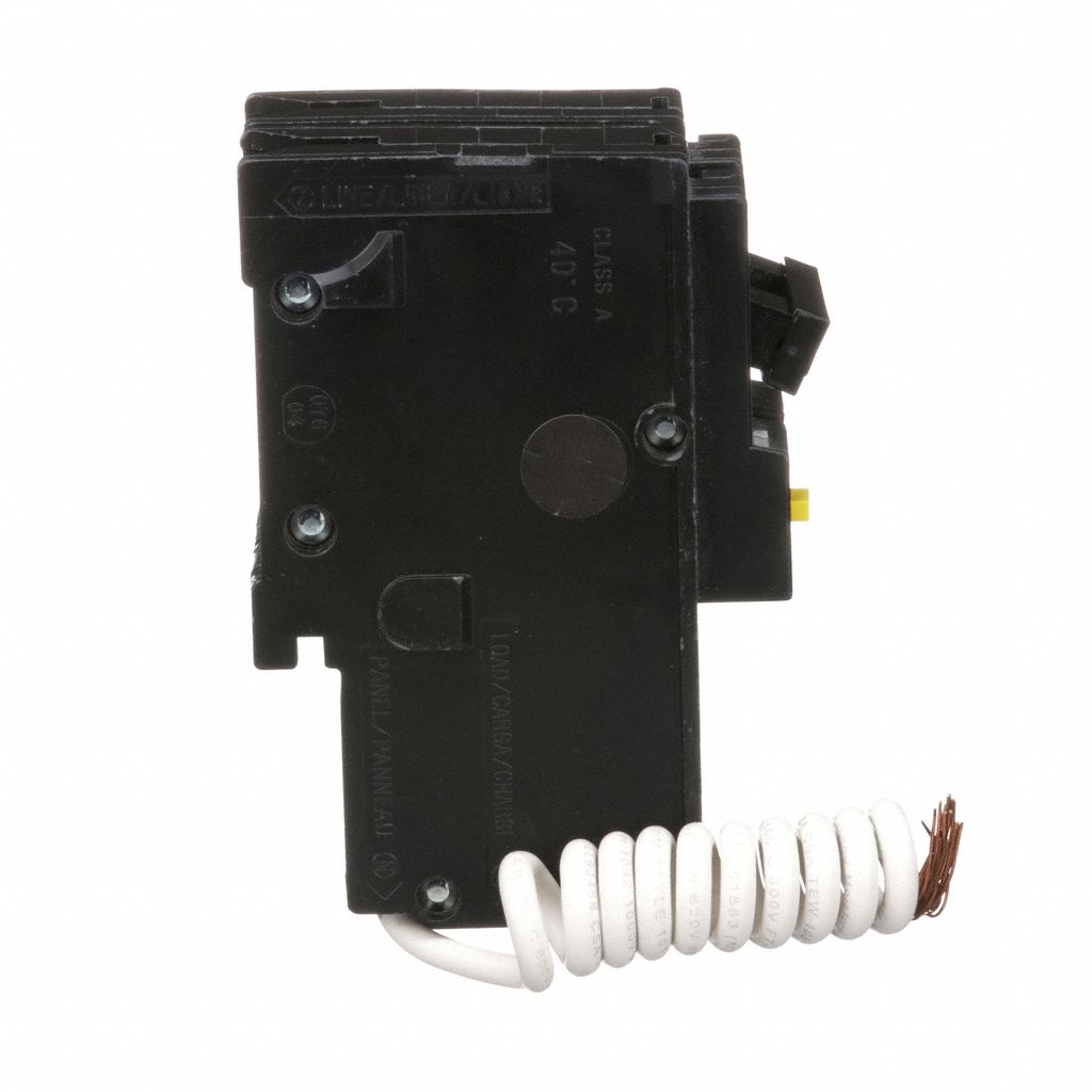 SQUARE D Miniature Circuit Breaker: 15 A, 120/240V AC, Single Phase, 10kA at 120/240V AC, 2 ...