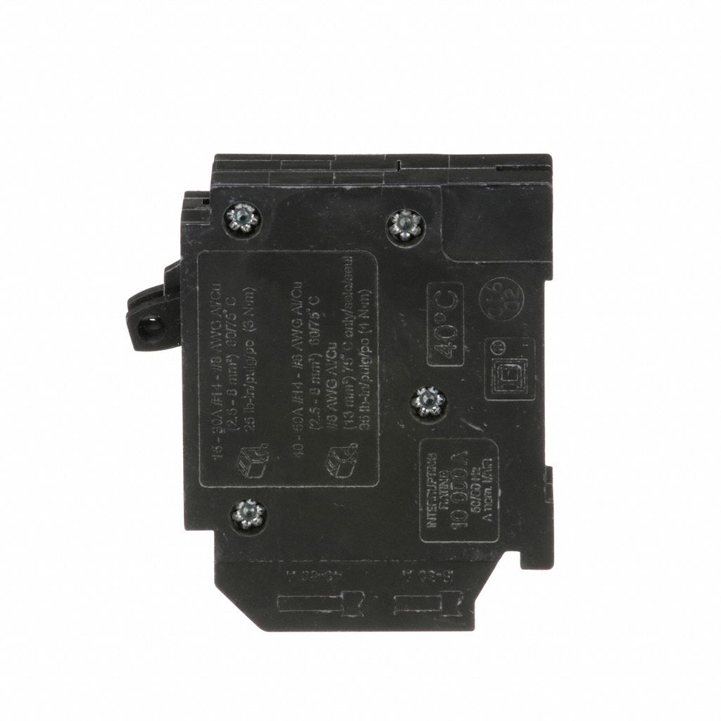 SQUARE D Miniature Circuit Breaker: 15 A, 120/240V AC, Single Phase ...