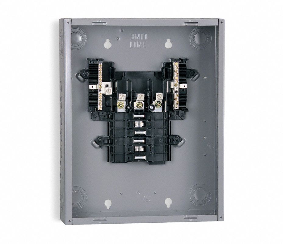 SQUARE D Carga Central, Zapata Principal,125 Amperes,208Y/120VCA, 240/120V Delta CA o 240V Delta ...