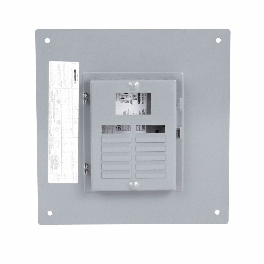 SQUARE D Load Center Cover: 16.12 in Lg, Mfr. No. QO112M100P, 1, Door ...