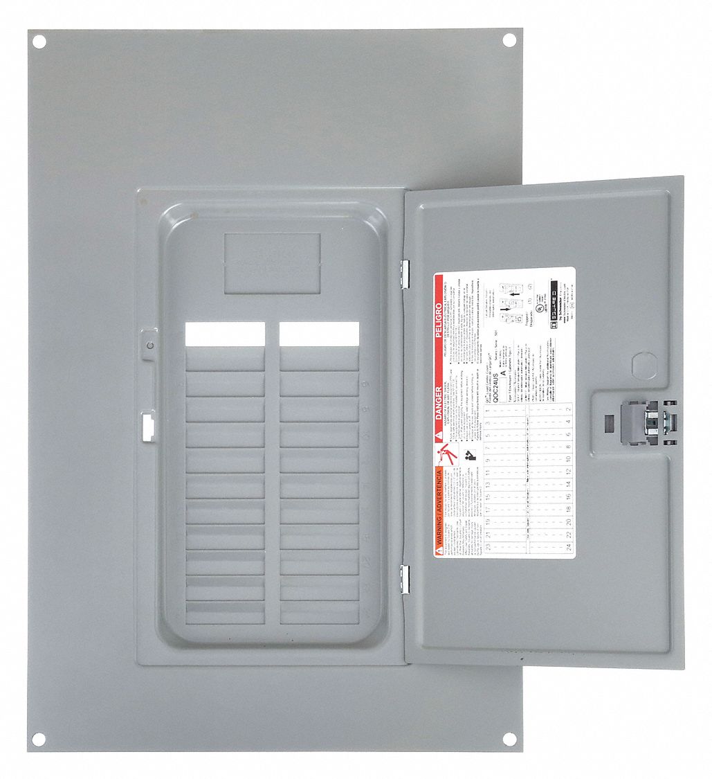 SQUARE D Cubierta,24 Espacios,Mont Superficie - 1D434 | QOC24US ...