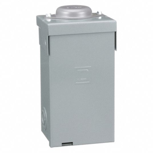 SQUARE D Load Center: 70 A Amps, 120/240V AC, 2 Spaces, 1 Phase, 2 Max ...