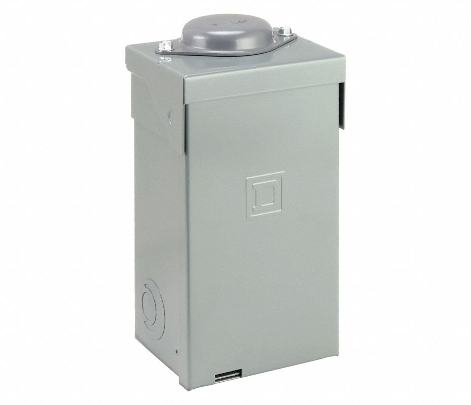 SQUARE D Cento de Carga, Zapata Principal,70 Amperes,120/240VCA Voltaje,Número de Espacios: 2 ...