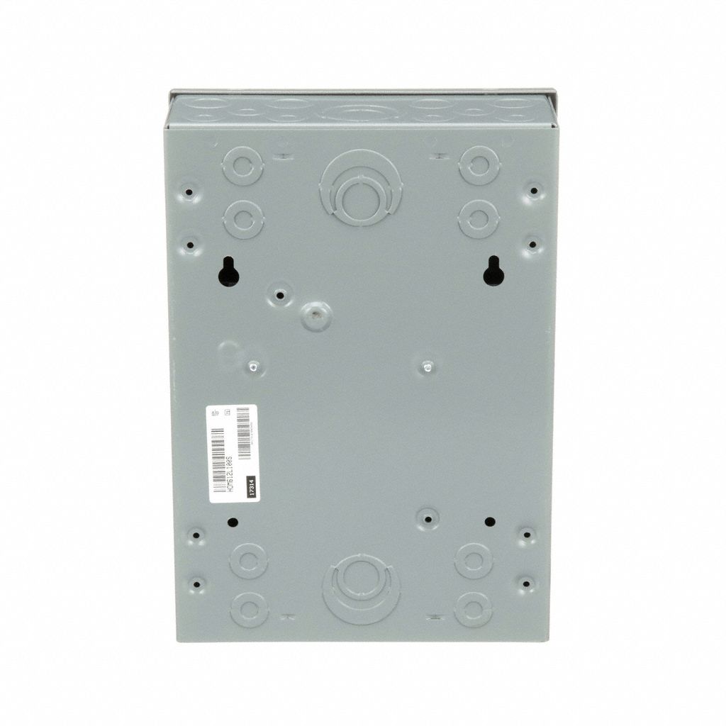 SQUARE D Load Center: 100 A Amps, 120/240V AC, 6 Spaces, 1 Phase, 6 Max ...
