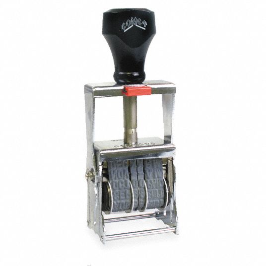Jan 01 2019 - Dec 31 2024, Black, Self-Inking Date Stamp - 1DAA9|038703 ...