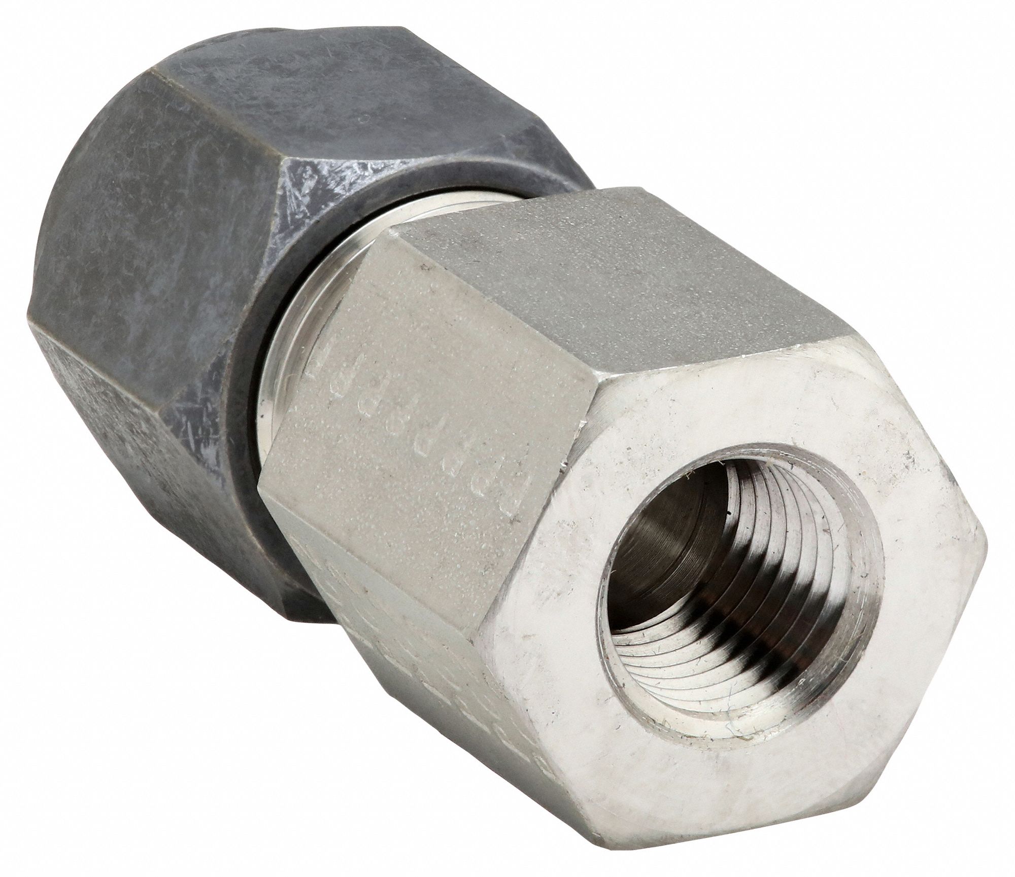 PARKER, 1/2 in OD x 1/4 in Pipe size, 1/4-18 Thread Size, Compression ...