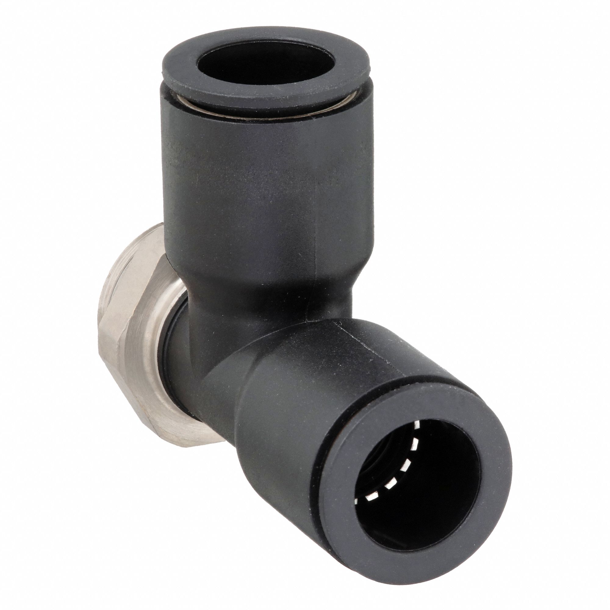 LEGRIS, 16 mm OD x 16 mm OD x 1/2 in Pipe Size, Tube x Tube x MBSPP, Push-Fit Tee Fitting ...