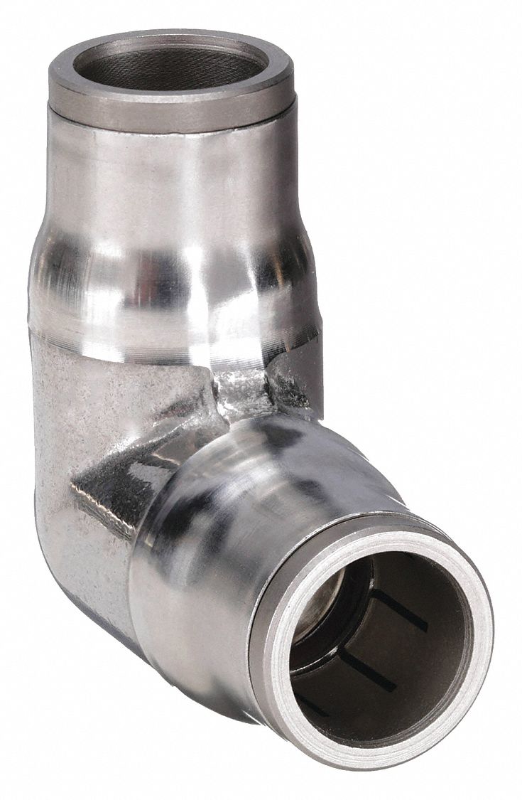 LEGRIS, 1/2 in OD x 1/2 in OD Size, Push-to-Connect x Push-to-Connect ...