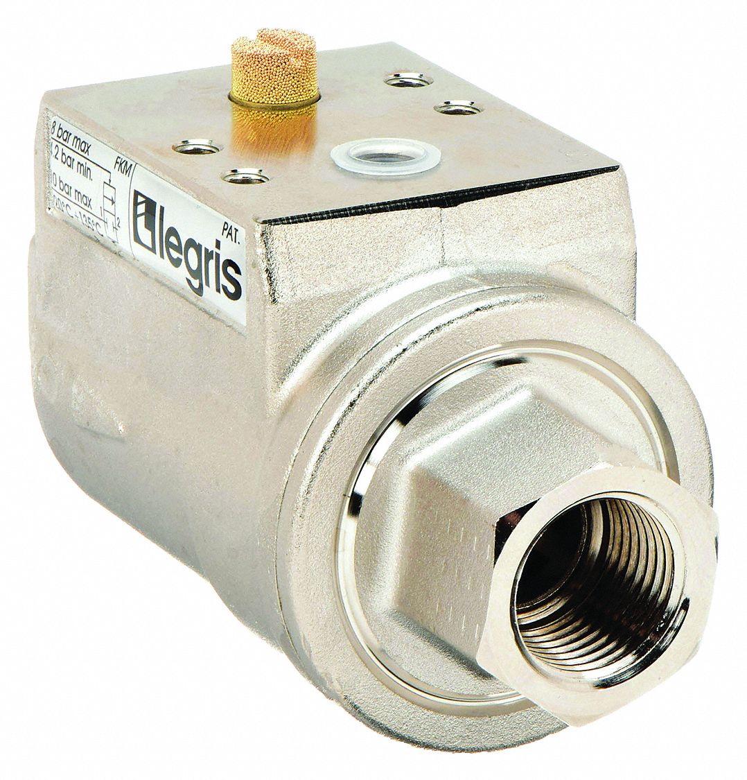 LEGRIS, 1/2 in BSPP, 1/2 in BSPP, Axial Valve - 1DFR3|4202 15 21 20 ...