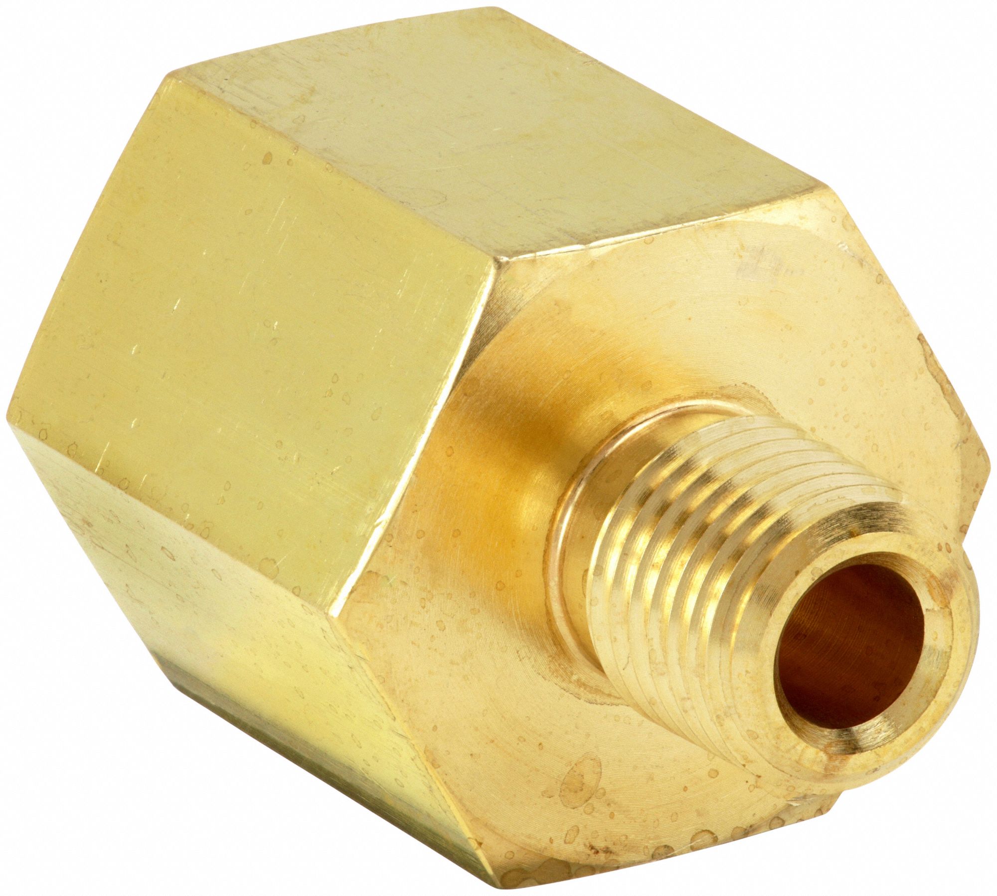 Brass, 1/4 in x 1/8 in Fitting Pipe Size, Reducing Adapter - 1DFY5|4-2 ...