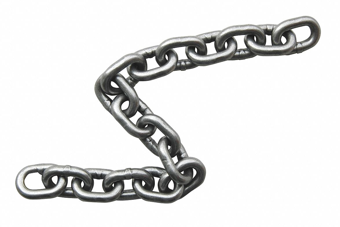 DAYTON, 1/4 in Chain Trade Size, 43 Chain Grade, Straight Chain - 1DJR4 ...