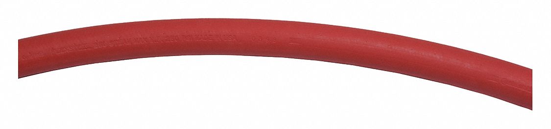 CONTINENTAL Steam Hose: 1 in Hose Inside Dia., 50 ft Hose Lg, Red, 0 ...