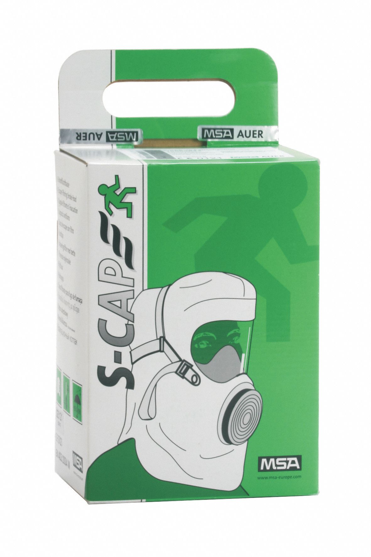 MSA Disposable Emergency Fire Escape Hood: 15 min Escape Duration, MSA ...