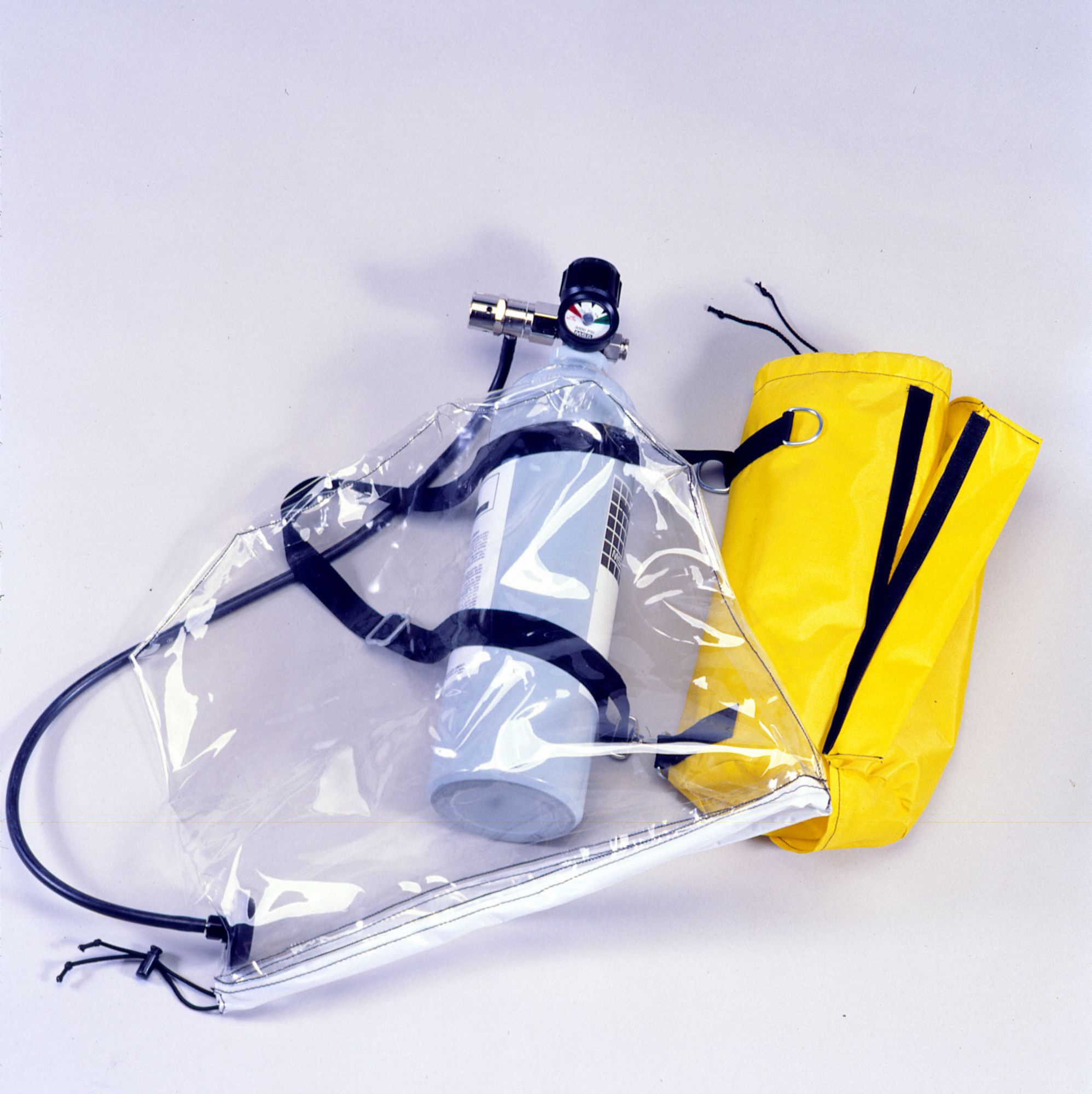 MSA Emergency Escape Breathing Apparatus: 5 min Escape Duration, 40 lpm ...