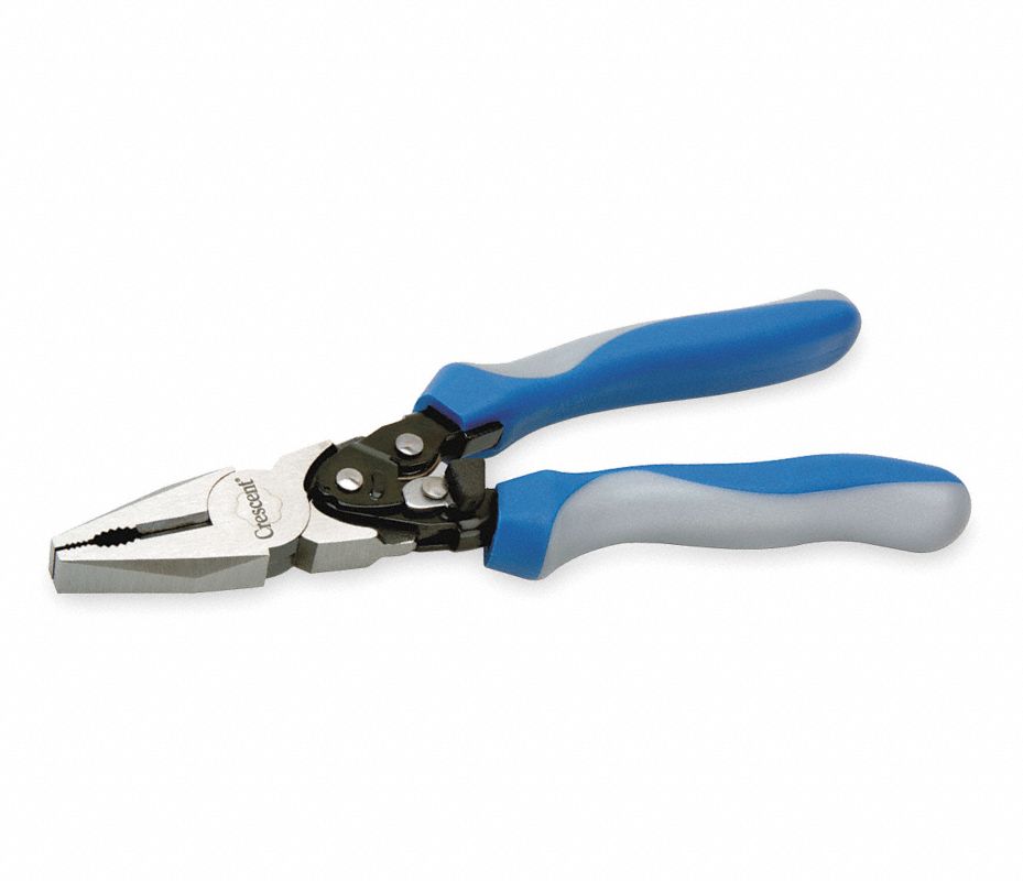 CRESCENT Pinzas de Electricista 9" Azul/Gris - 1DLY3 | PS20509C ...