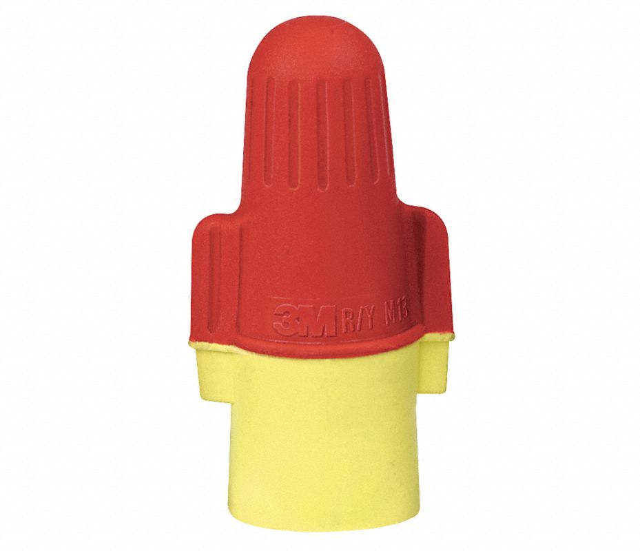 3M Conector , Rojo/Amarillo , Tamaño Mínimo de Cable Individual: 18 AWG ...