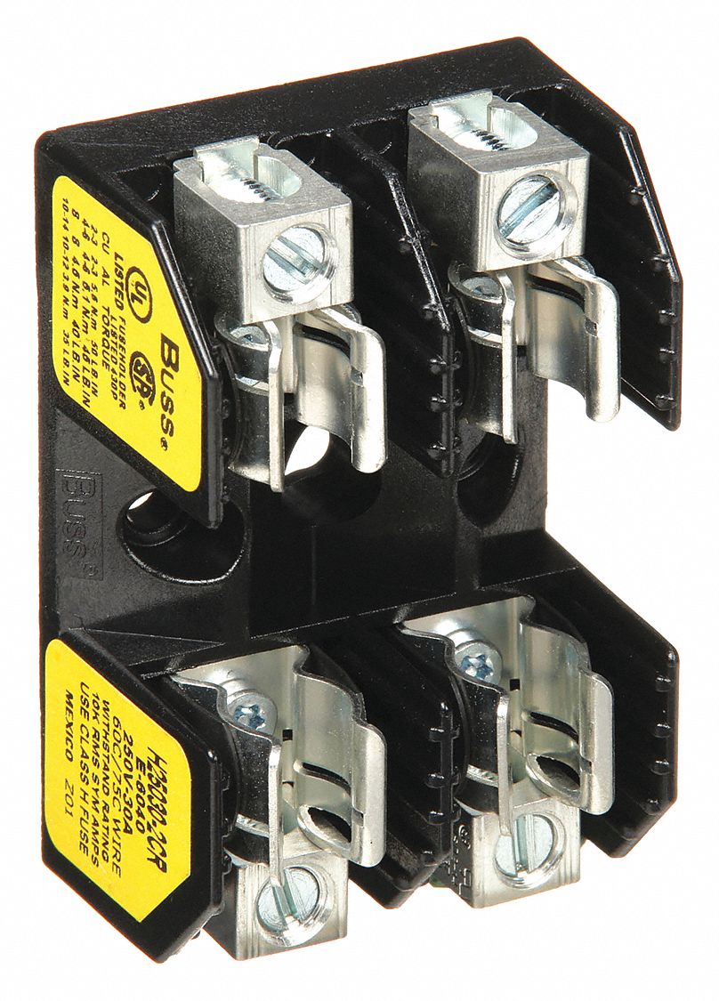 Fuse Block, Fuse UL Class H - Grainger