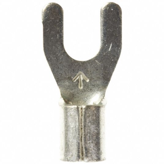 3M, Yellow, #8 Stud Size, Fork Terminal - 1DMC5|M10-8FX - Grainger