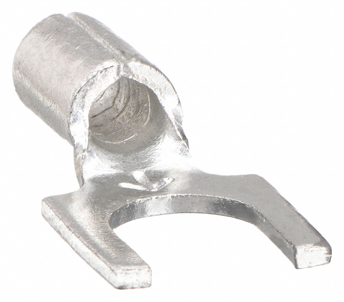 3M Fork Terminal: Yellow, #10 Stud Size, 50 PK - 1DMD7|M10-10FBX - Grainger