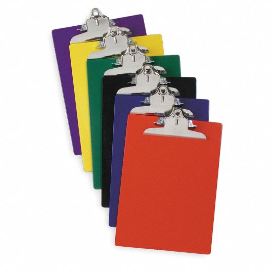 Plastic Clipboard with High Capacity Clip - Grainger