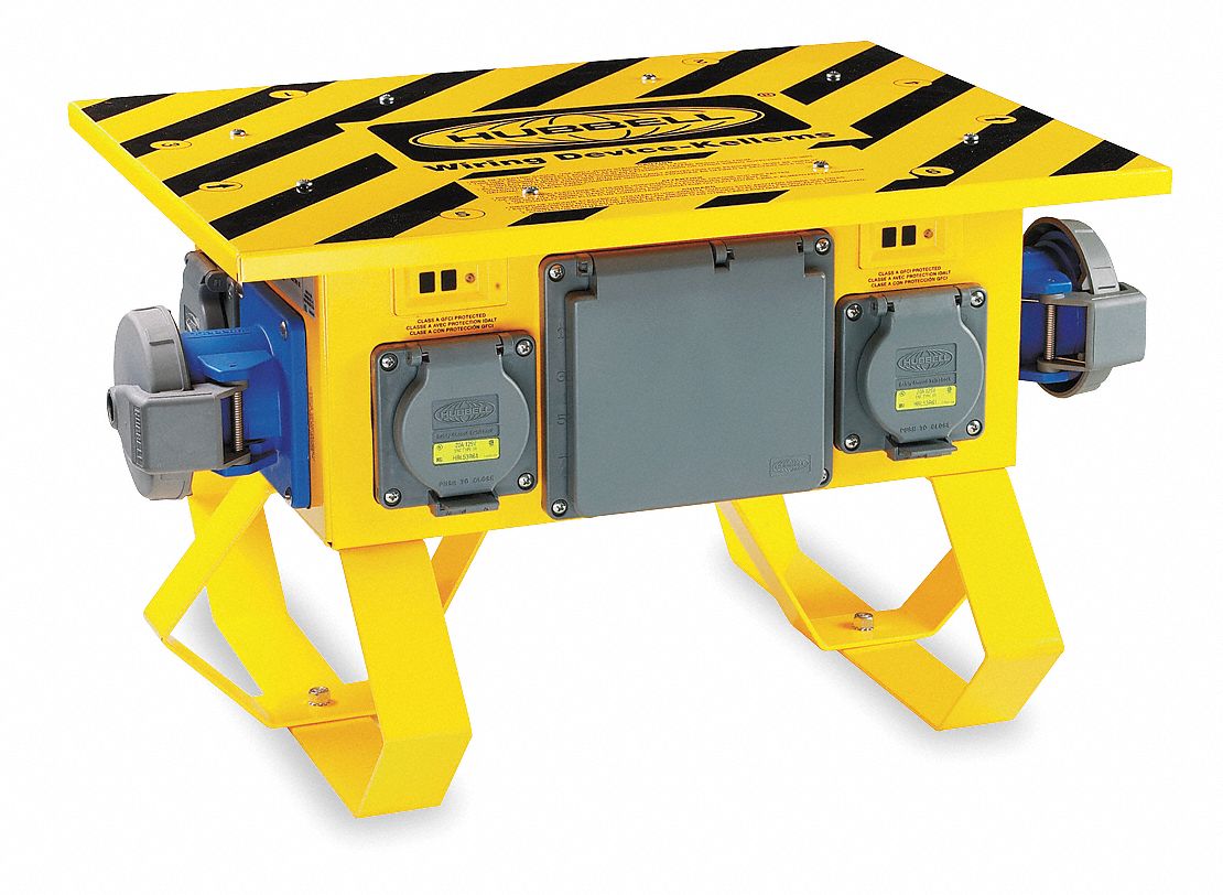 HUBBELL WIRING DEVICE-KELLEMS, Three Phase, 120/208V AC, Power ...