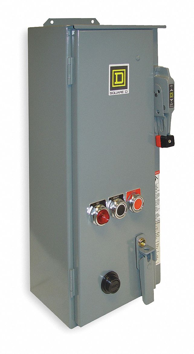 Combination Motor Starter, 27 Amps AC, 120V AC Coil Volts - Grainger