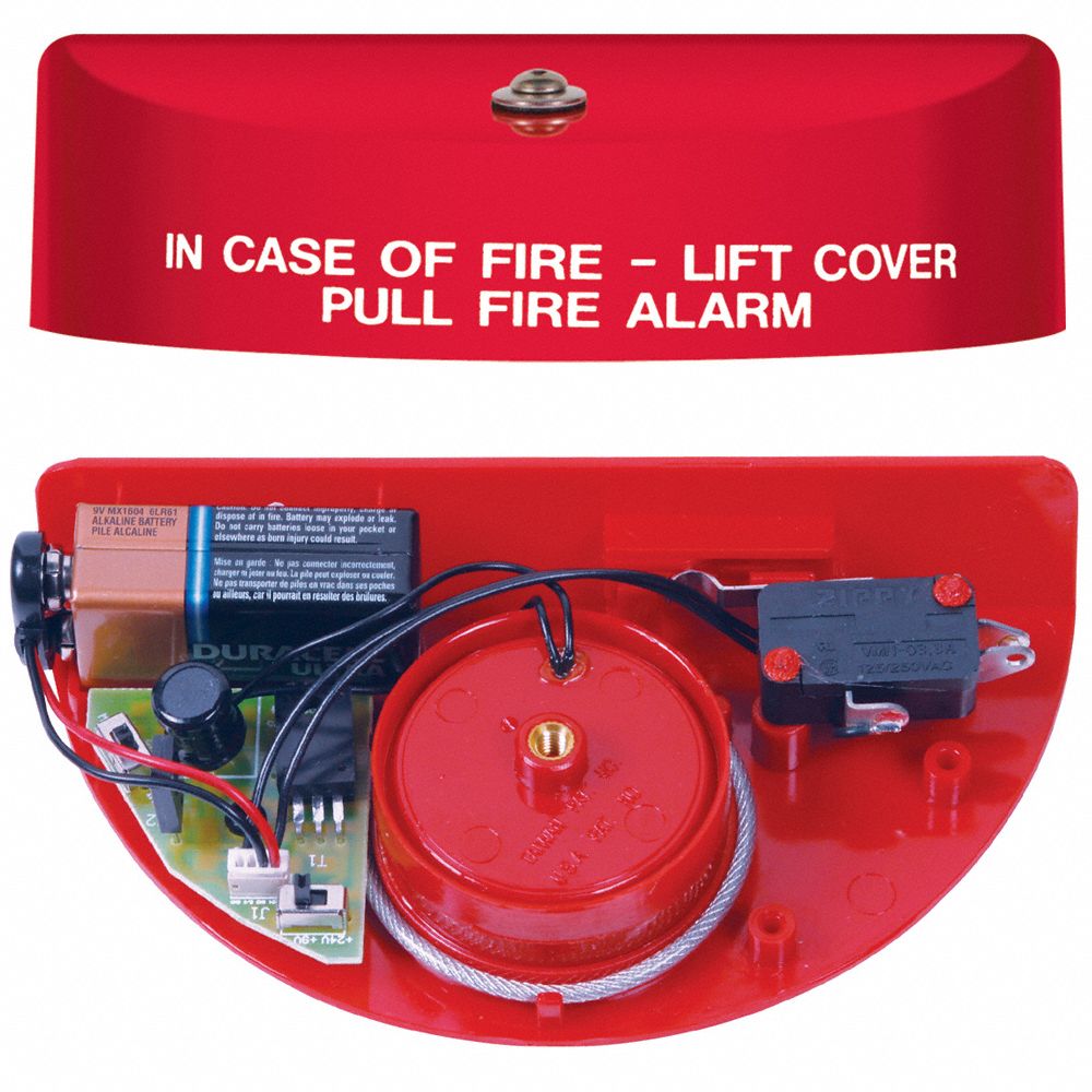 SAFETY TECHNOLOGY INTERNATIONAL Pull Station Cover w/Horn ...