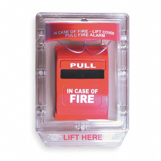 SAFETY TECHNOLOGY INTERNATIONAL Pull Station Cover w/Horn ...