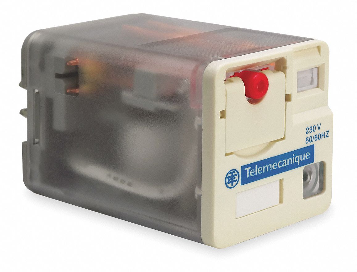 Plug In Relay, 110V DC Coil Volts, 5A @ 250V, 10A @ 250/277V AC Contact ...