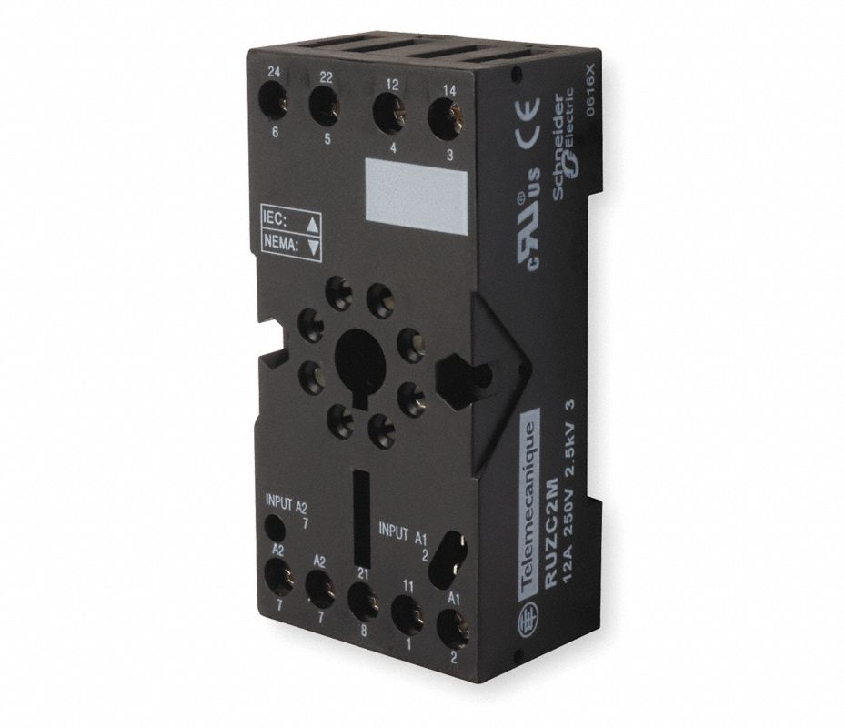 SCHNEIDER ELECTRIC Enchufe de Relevador - Receptáculos para Relevadores ...