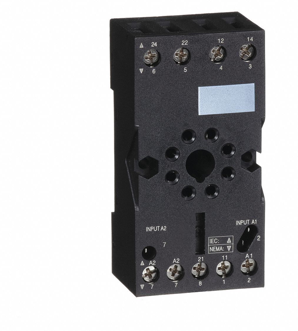 SCHNEIDER ELECTRIC Enchufe de Relevador, Estilo de Base Octal, Número ...